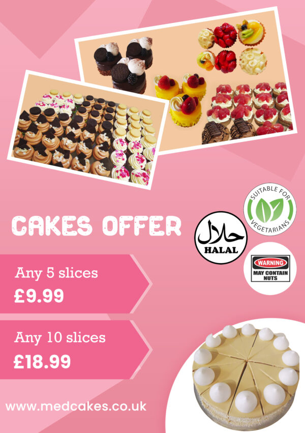 Cake Slices Offer - Medcakes