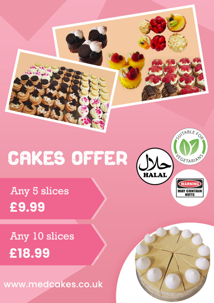 Cake Slices Offer - Medcakes